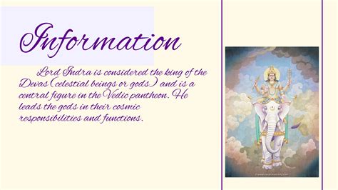 Devendra The King Of Gods Behance