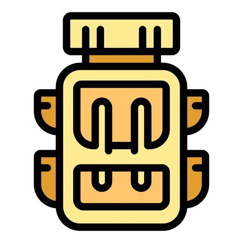 Scouting Backpack Icon Vector Flat 21905248 Vector Art At Vecteezy