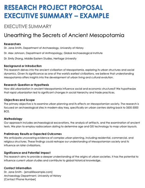 10 Proposal Executive Summary Examples Pdf Word Examples Executive