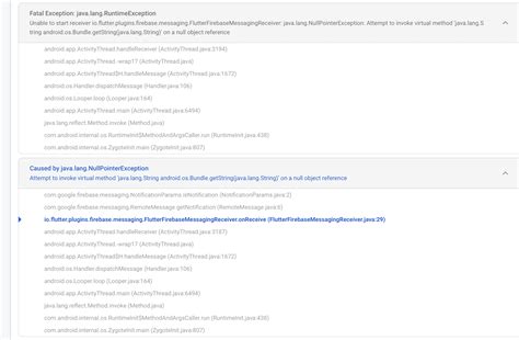 🐛 [firebase messaging] crash flutterfirebasemessagingreceiver java