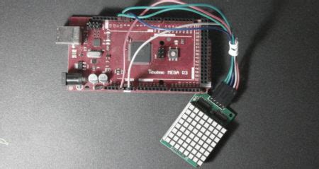 LED Matrix Chaser Arduino Microcontroller Based Projects