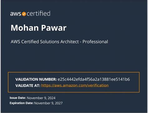 Mohan Pawar On Linkedin Aws Awscertified Cloudarchitecture Solutionsarchitect Certification…