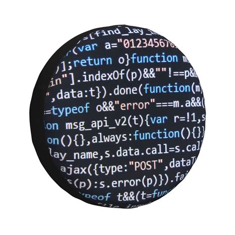 Luyuia Function Source Code Print Waterproof Leather Tire Cover Durable Wheel Protector For