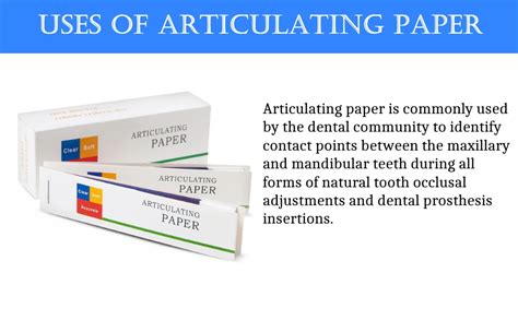 Impressive Smile Dental Articulating Paper Bluered 12