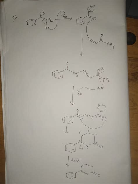 [Solved] 2. Propose a reasonable mechanism for the following reactions. A, B & C.. 2. Proponga ...