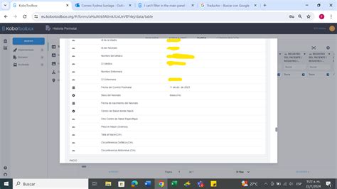 Issue With Viewing Completed Forms Data Management Kobotoolbox