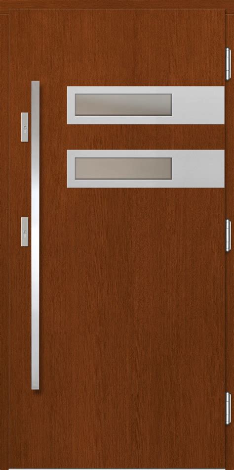 Koka ārdurvis Inox P133