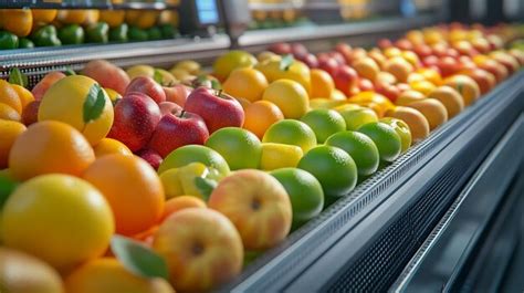 Quothighspeed Automated Fruit Sorting Machinequot Premium Ai Generated Image