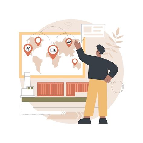 Premium Vector Supply Chain Analytics Abstract Concept Illustration