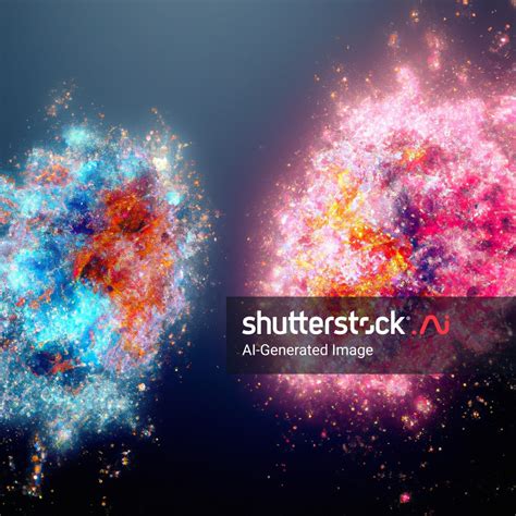 Fluffy 3d Image Two Physical Stars Ai Generated Image 2330707037