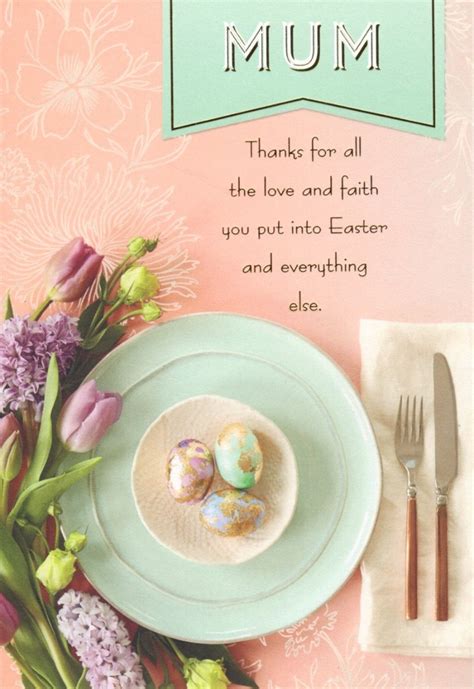Easter Card Thanks Mum Card And Caboodle