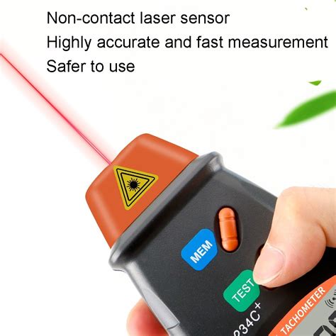 Dt2234c Handheld Portable Motor Gear Tachometer Laser Tachometer