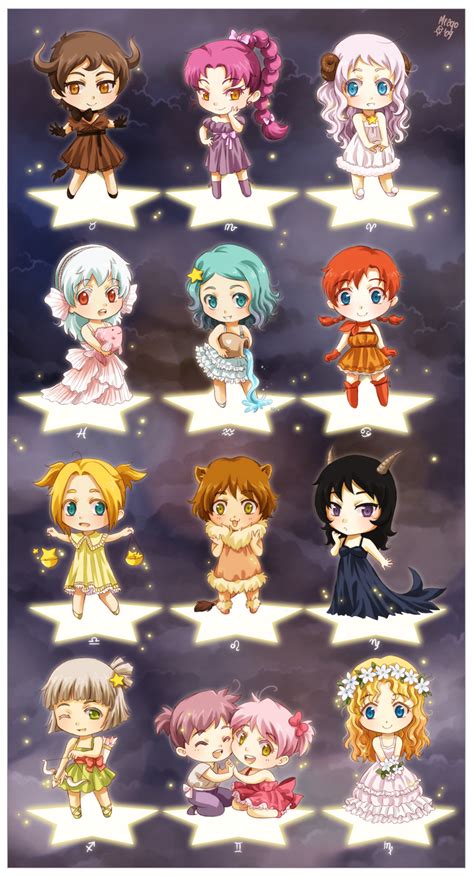 Chibi Zodiac By Meago On Deviantart