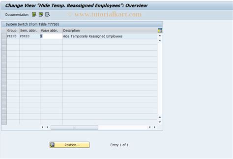 Ooptsppspshid Sap Tcode Hide Temp Reassigned Employees Transaction Code