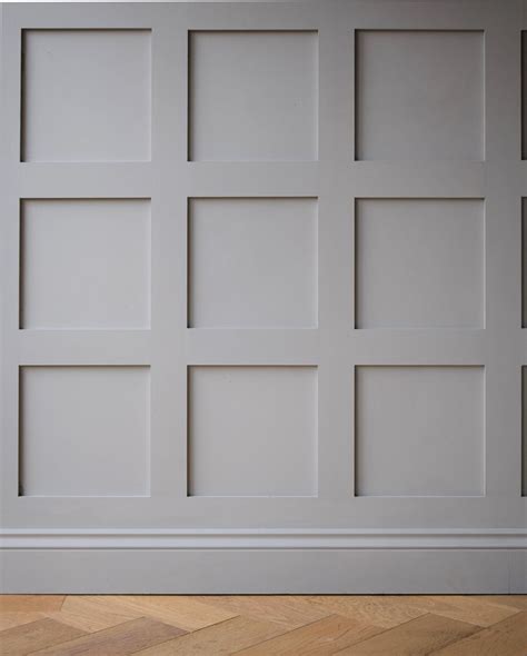 Modular Back Boarded Solid Panelling System In Shaker Square Etsy Uk Wall Paneling Diy Wall