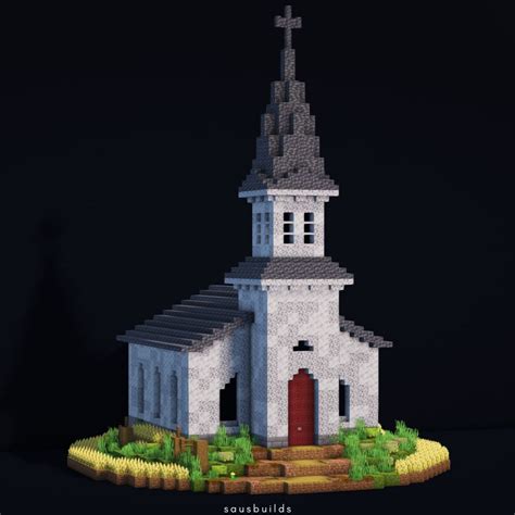Saus On Instagram Its Slightly Spooky Minecraft Chapel Season Yall