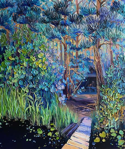 Tranh acrylic với kỹ thuật vẽ độc đáo RedBrick Art Space