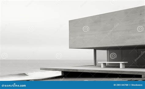 Minimalist Architecture Soft Light And Uninhabited Marcel Breuer B15 Side Table Church Stock