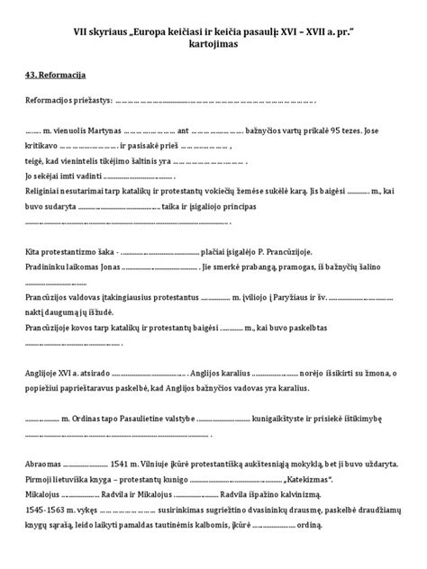 Vii Skyriaus Kartojimas Pdf