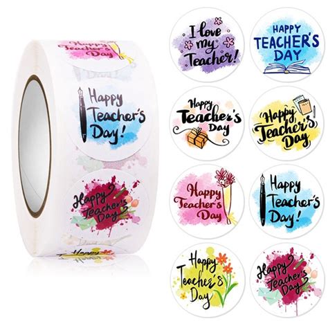🎀💖 Large Teachers Day Reward Stickers Thank You Goodie Bag Ts School