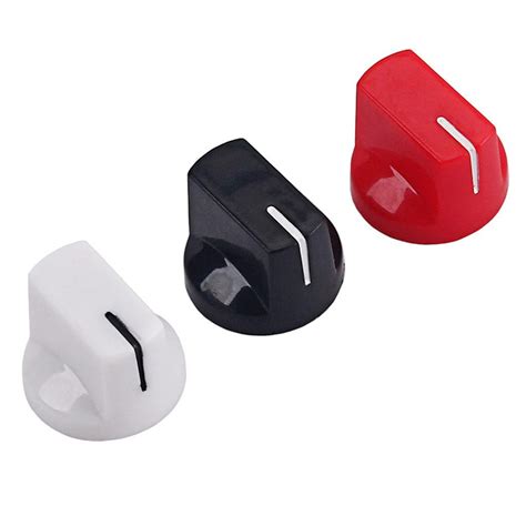 3pcs Perillas De Pedal De De Guitarra Tapas De Potenciómetro Para