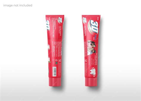 Premium Psd Toothpaste Tube Mockup