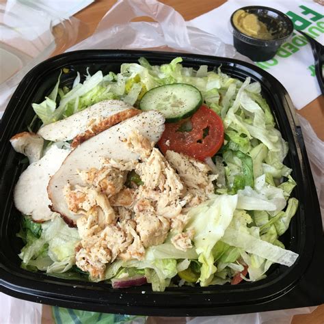 Roasted Chicken Salad Subway