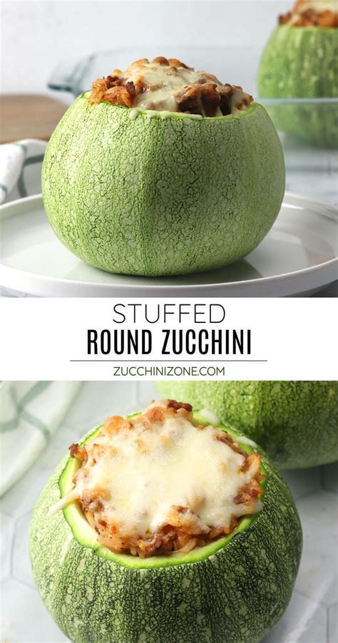 Savory Stuffed Round Zucchini A Delightful Twist On Zucchini Boats