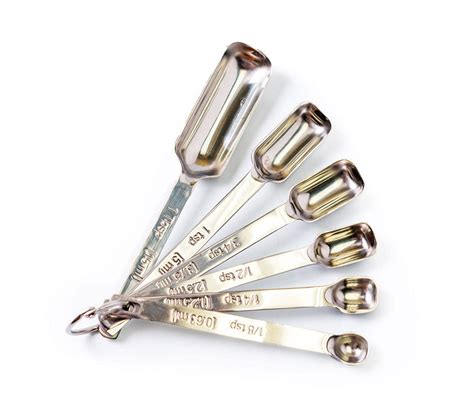 Stainless Steel Measuring Spoons Set Of 6 — Savory Spice