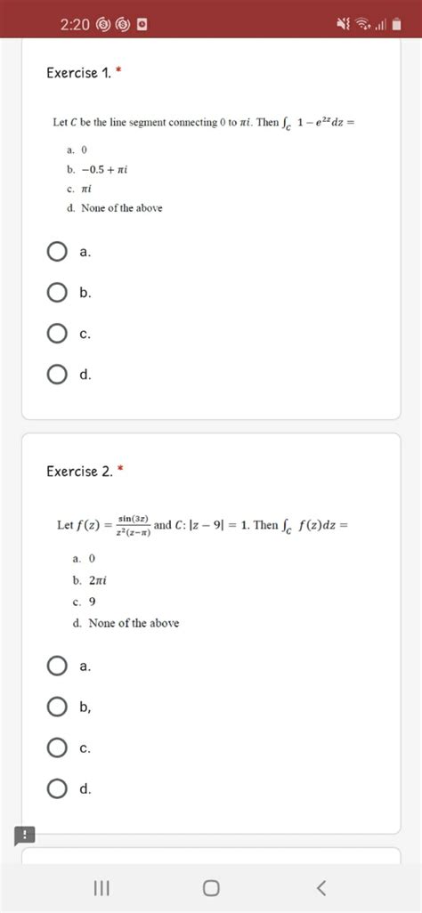 Answered Exercise 1 Let C Be The Line Segment Bartleby