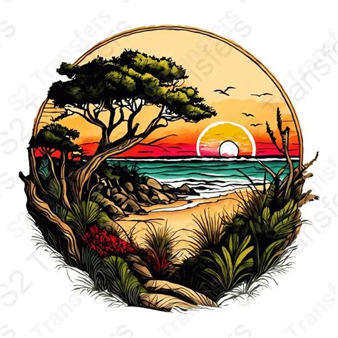 Oasis Beach Dtf Transfer S2 Transfers