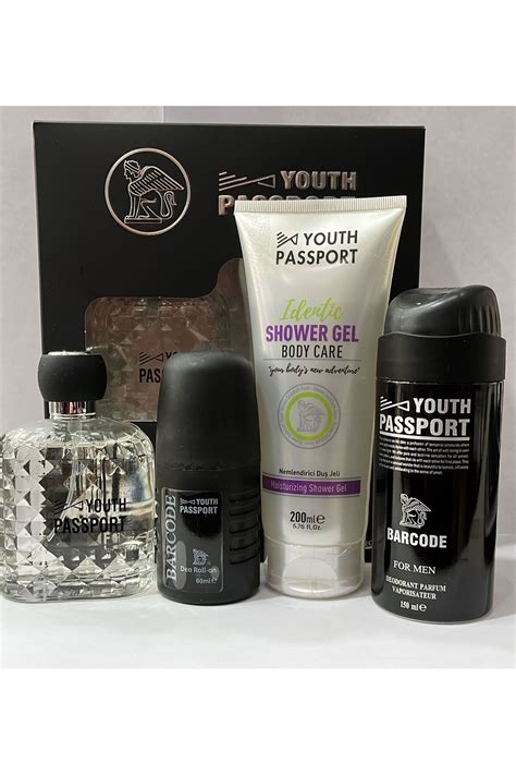 Youth Passport Barcode Edp 100 Ml Deodorant Roll On Duş Jeli Erkek