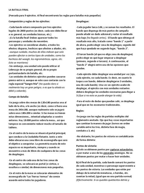 Batalla Final Pdf