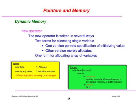 Pointers And Memory Overview Ppt Download