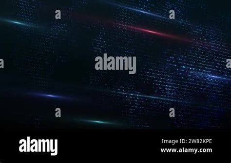 abstract flowing particle lines data concept background loop 4k