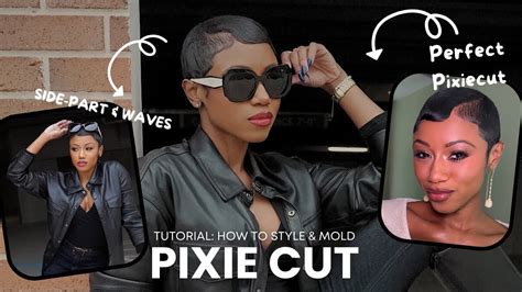 Pixie Cut Tutorial Beginner Friendly Mold And Style Youtube