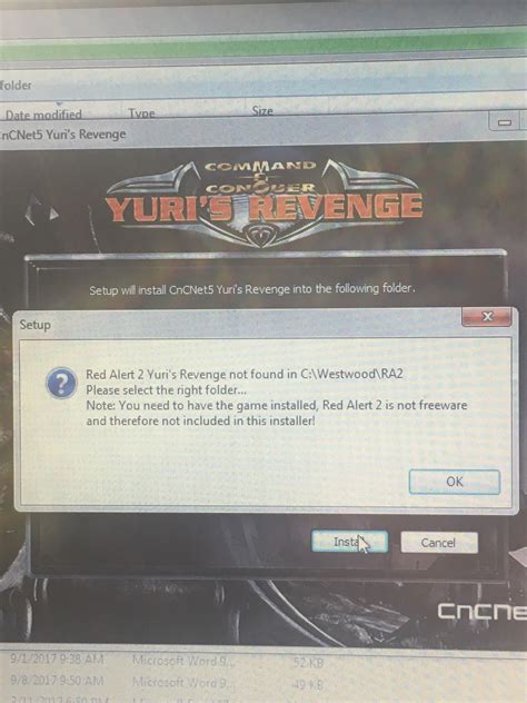 i have a error support cncnet community forums