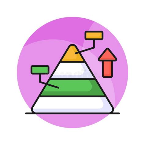 Triangle Shape Graph Vector Design Of Pyramid Infographics Pyramid