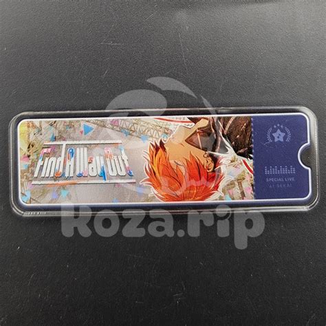 Project Sekai Acrylic Badge Akito Shinonome Find A Way Out After