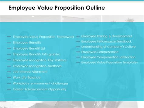 Employee Value Proposition Outline Info Graphic Ppt Powerpoint Presentation