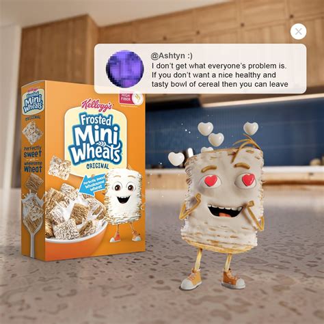 One Of These People Loves Frosted Mini Wheats Therefore I Love Them
