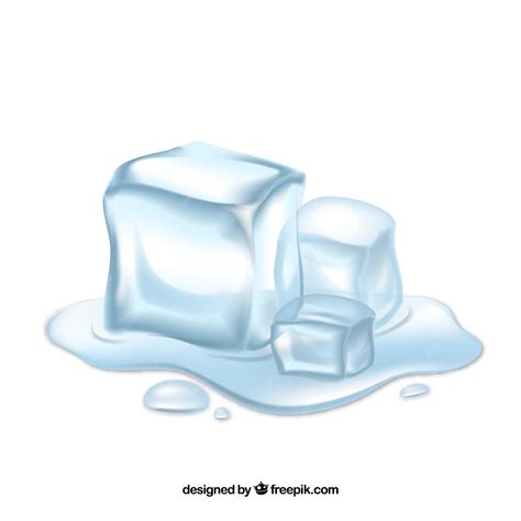 Melting Ice Cube Clip Art