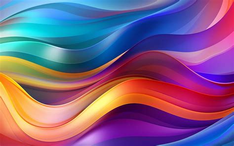 Premium Photo Abstract Multicolored Wave Pattern Shifting