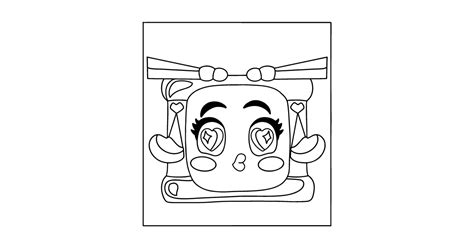Colouring Page Moji Pops Batum ♥ Online And Print For Free