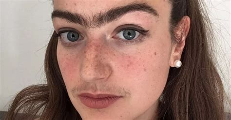 Woman Refuses To Shave Moustache Or Unibrow Even When Men Stare Like