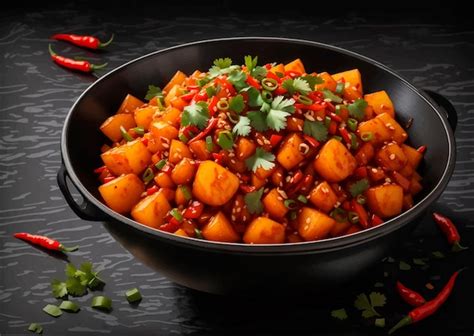 Premium Vector Honey Chilli Vector