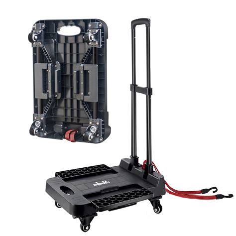 Heavy Duty Portable Trolley Silent Foldable Trolley Four Wheel Foldable