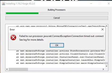 minecraft 1 19 2 forge won t install r minecraftforge