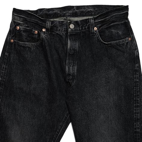 Sugar Cane 1947 14 25oz Black Selvedge Denim Straight Hard Wash