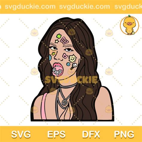Olivia Rodrigo Cool Svg Olivia Rodrigo Singer Svg Face Olivia Svg Png Eps Dxf En
